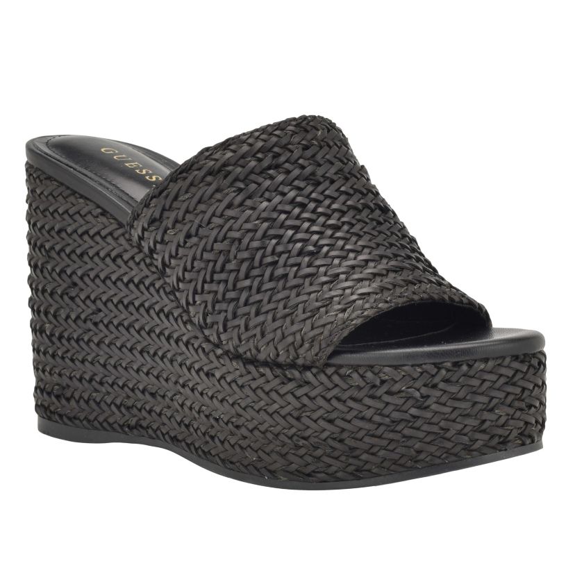 GUESS® Yenisa Single Band Slide Platform Wedge | Belk