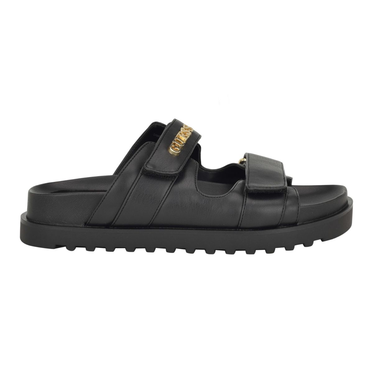 GUESS® Fabulon Two Strap Fabric Slide on Sandals | Belk