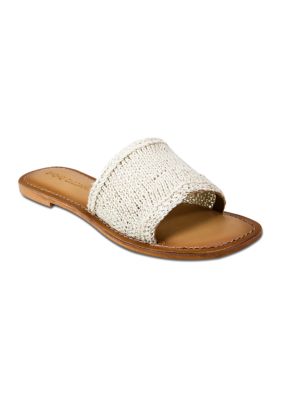 Band of Gypsies Concha Macrame Slide Sandals | belk