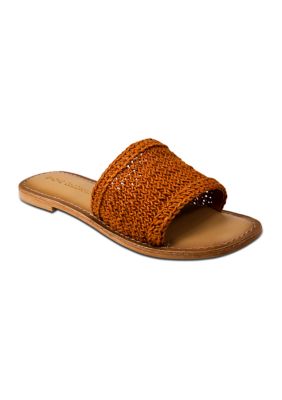 Band of Gypsies Concha Macrame Slide Sandals | belk