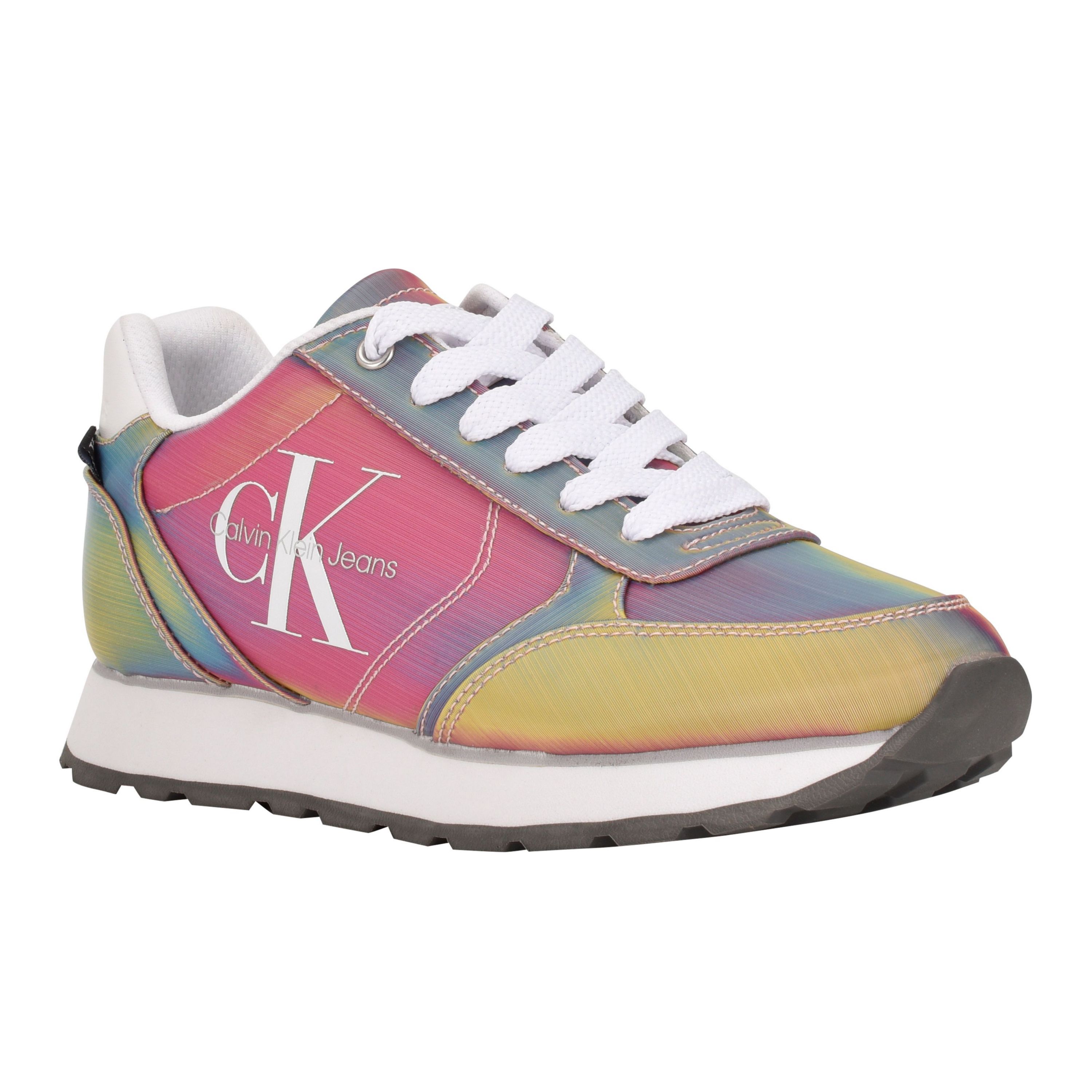 Calvin Klein Cayle Casual Round Toe Lace-Up Sneakers | Belk