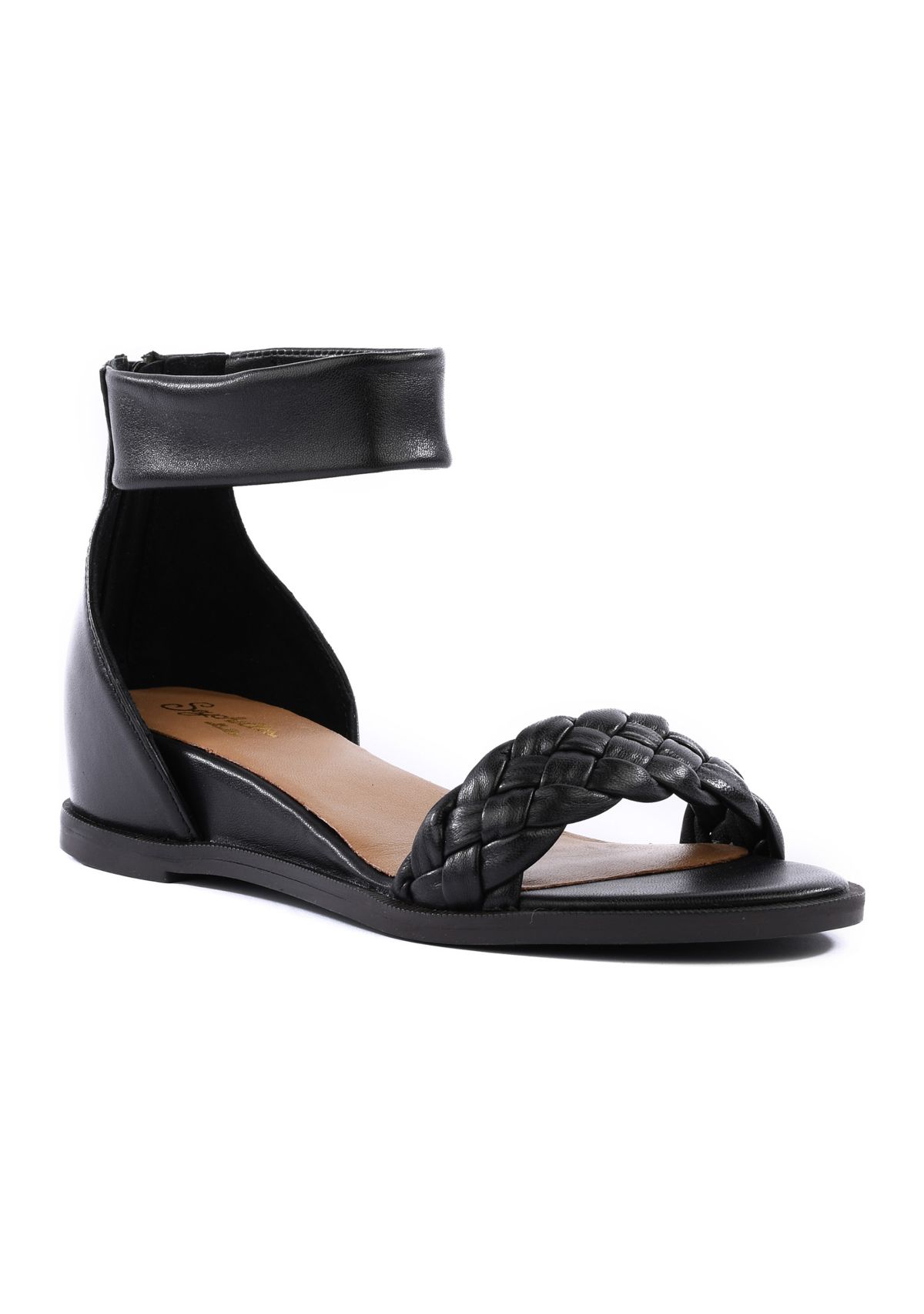 Seychelles Skipper Wedge Zipper Back Sandals | Belk