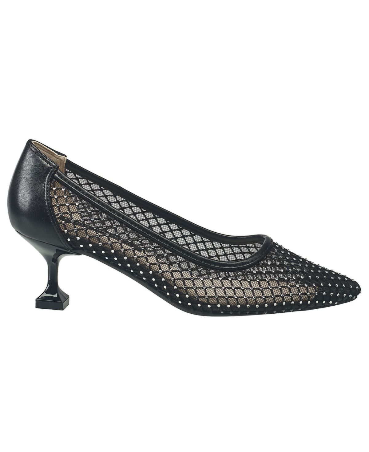 French Connection Elise Mesh and Stone Heel | Belk