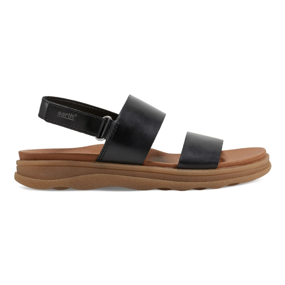 Earth Leah Round Toe Strappy Casual Flat Sandals | Belk