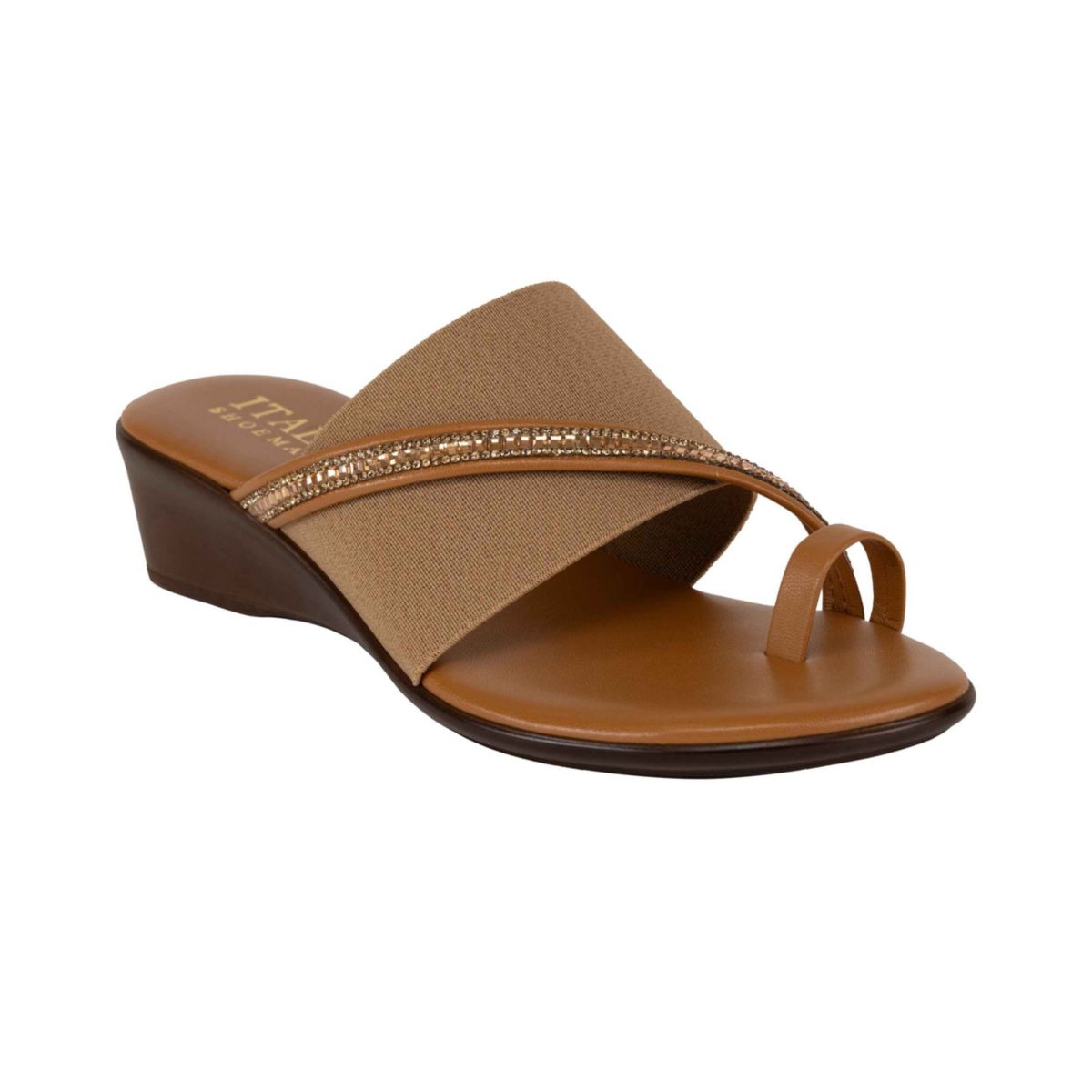 Italian Shoemakers Sianni Elastic Toe Ring Wedge | Belk