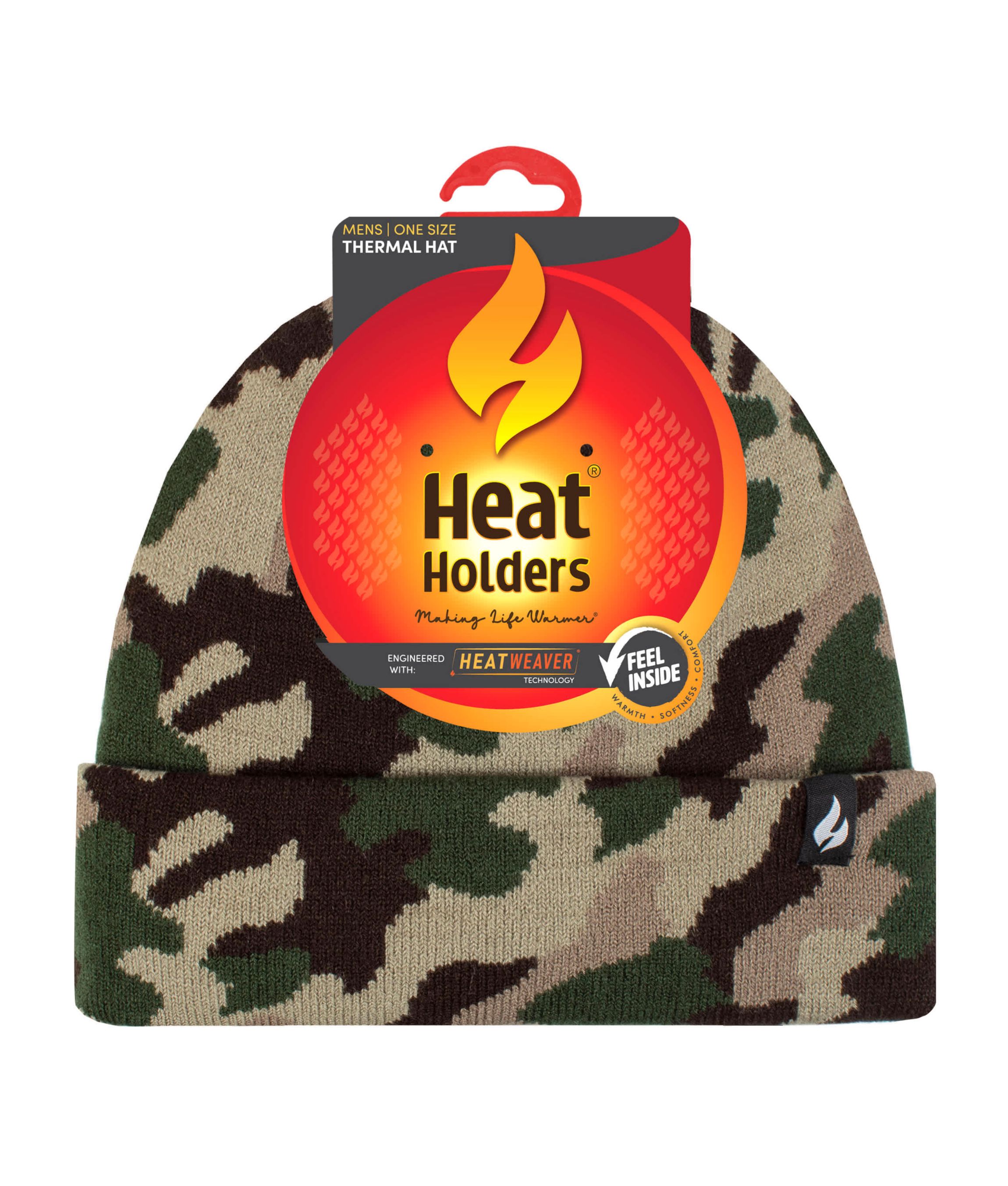 Heat Holders Gunner Camouflage Knit Roll Up Hat | Belk