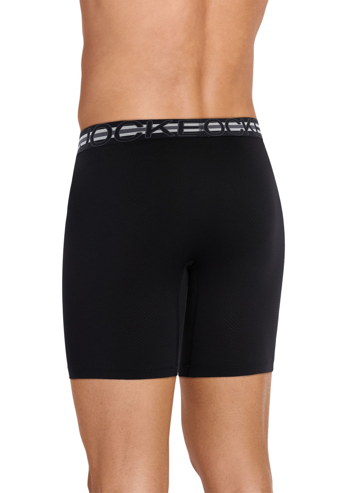 Jockey® Stability Pouch Microfiber Stretch 9" Long Leg Boxer Briefs - 3 ...