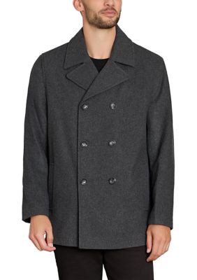 IZOD Button Front Peacoat | belk