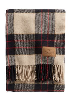 Pendleton Motor Robe with Leather Carrier Throw Blanket | belk