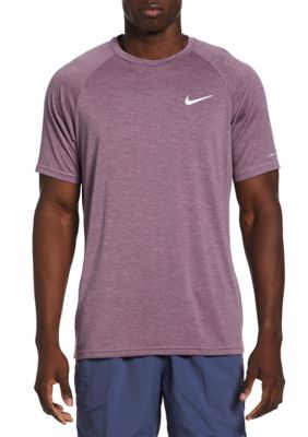 Nike® Heather Short Sleeve Hydroguard Swim T-Shirt | belk