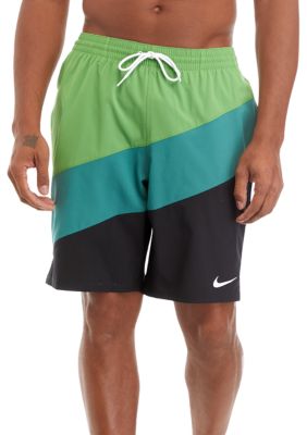 Nike® 9" Color Sideways Surge Swim Trunks | belk