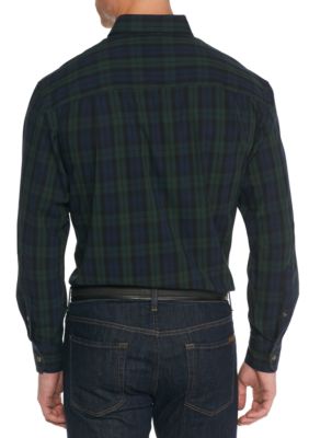 IZOD Big & Tall Watchman Plaid Shirt | belk