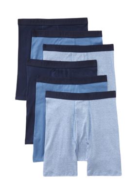 Hanes® Bonus Tagless Boxer Briefs - 6 Pack | belk