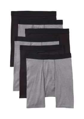 Hanes® Tagless Boxer Briefs - 6 Pack | belk