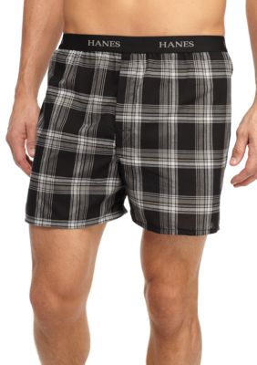 Hanes® Ultimate Plaid Boxers - 5 Pack | belk