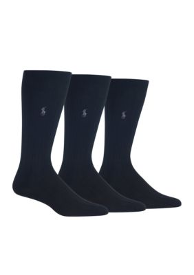 Polo Ralph Lauren Set of 3 Supersoft Rib Socks | Belk