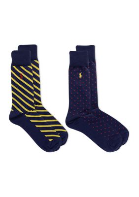 Polo Ralph Lauren Dot Slack Socks - 2 Pack | belk