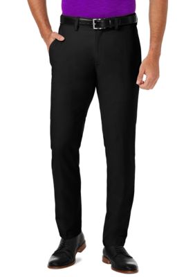 Haggar® Mens Iron Free Premium Khaki Straight Fit Flat Front Hidden