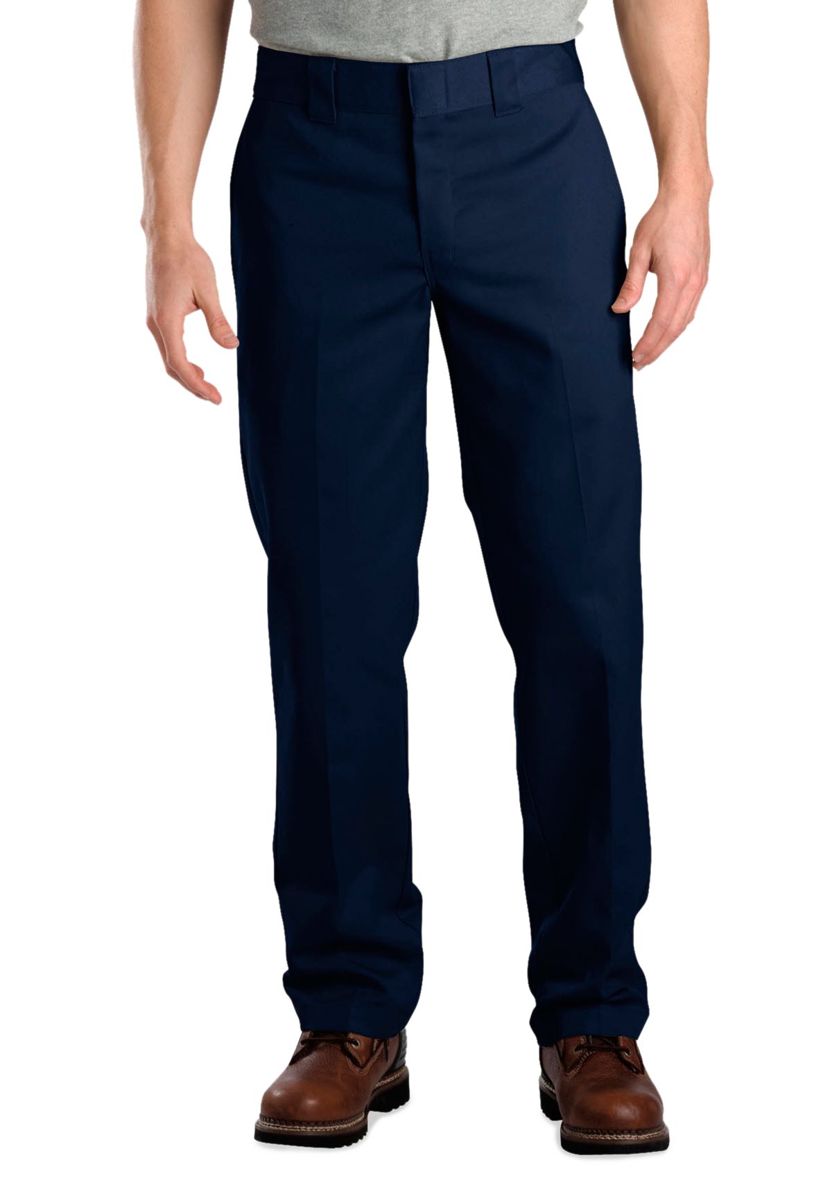 Dickies® Slim-Fit Work Flat-Front Wrinkle-Resistant Pants | Belk