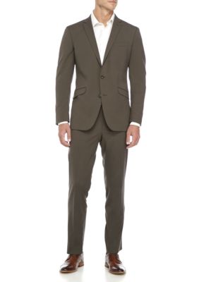 Kenneth Cole Reaction 2-Piece Solid Stretch Suit | belk