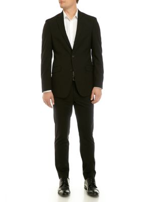 Kenneth Cole Reaction Men's Black Shadow Plaid Suit | belk
