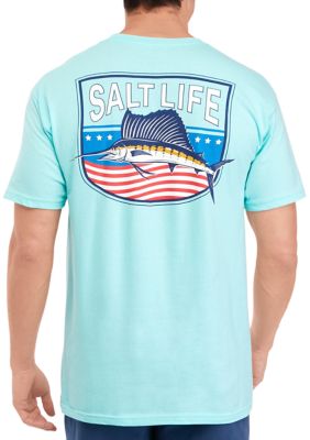 Salt Life Short Sleeve Freedom Sail Graphic T-Shirt | belk