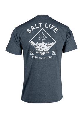 Salt Life Waterman Waves Graphic T-Shirt | Belk