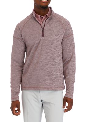 Greg Norman® Collection Men's Space Dye Microfleece 1/4 Zip Sweater | belk
