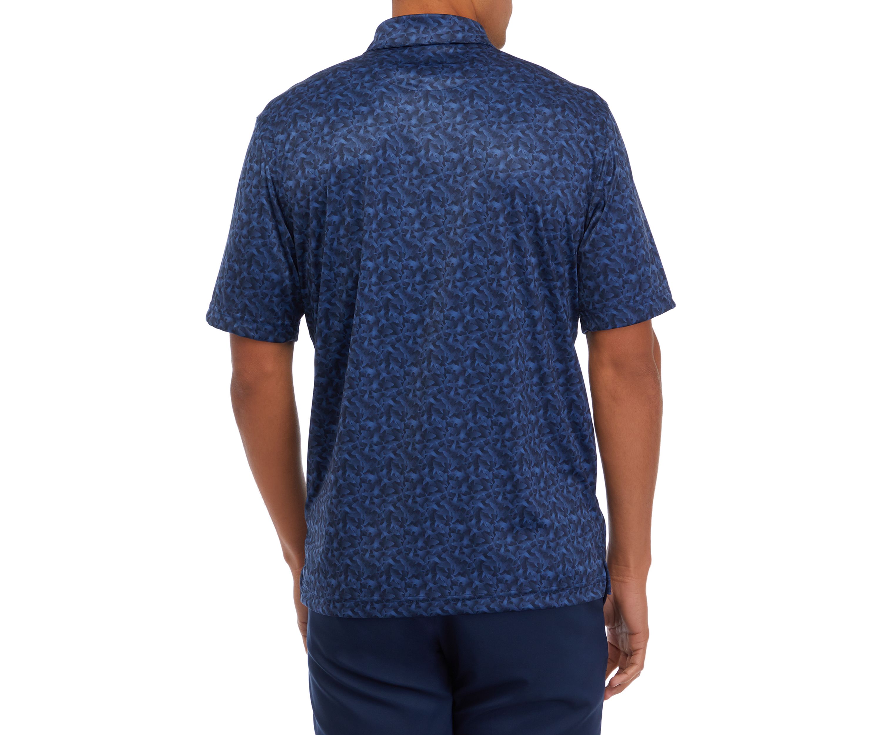 Greg Norman® Collection Shark Print Polo Shirt | Belk
