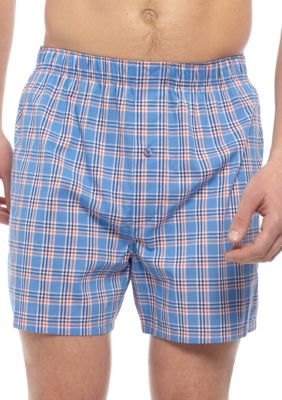 Saddlebred® Plaid Boxers | belk