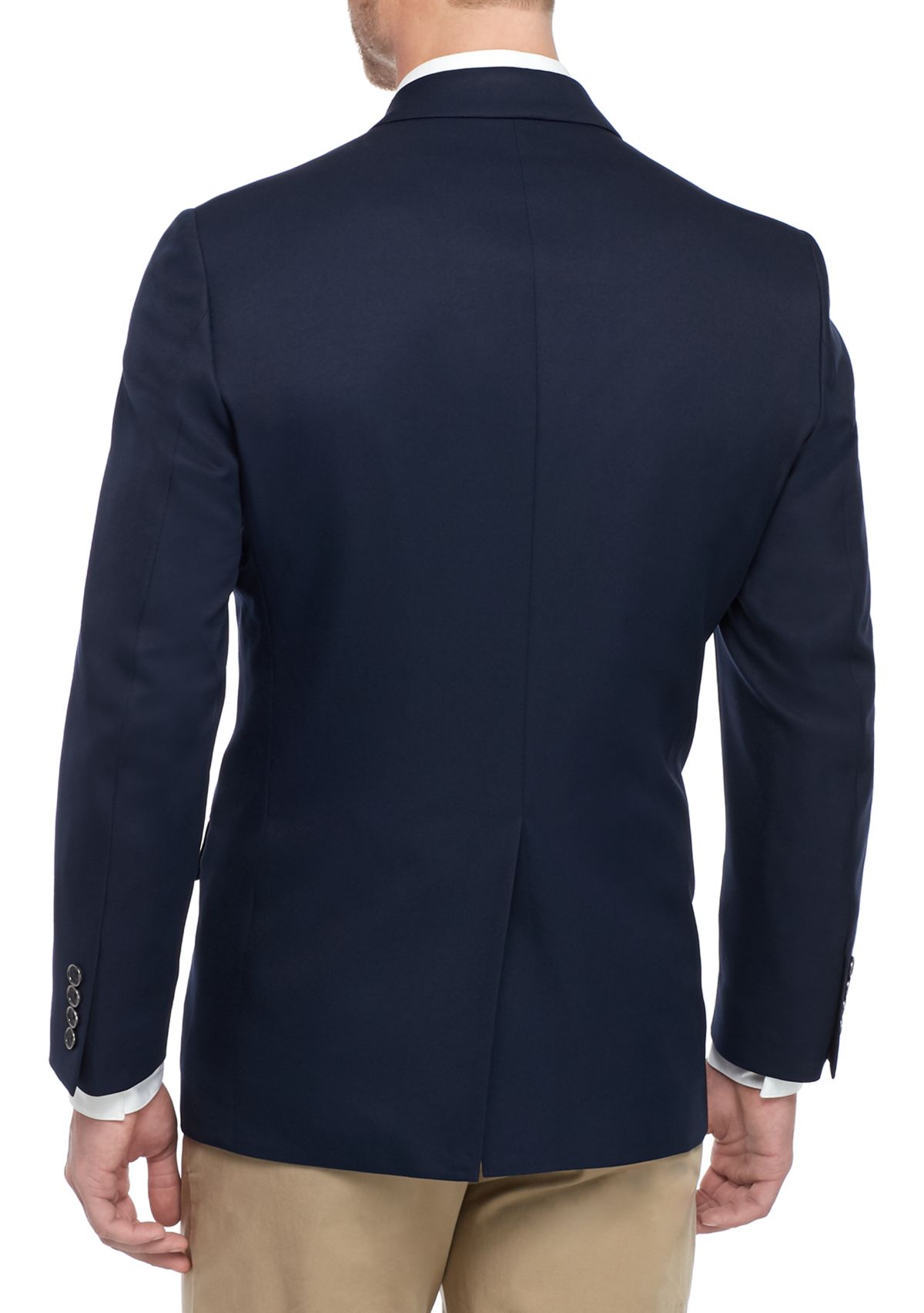 Saddlebred® Big & Tall 4 Way Stretch Navy Blazer | Belk