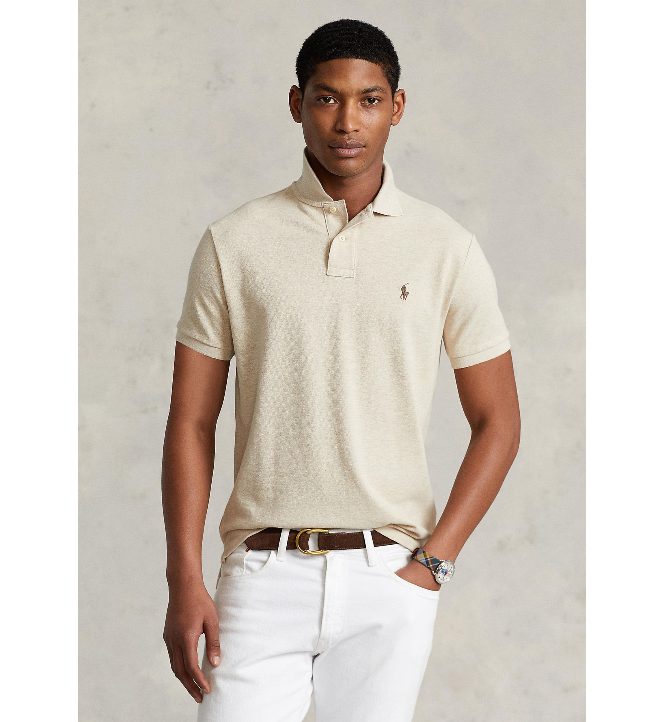 Polo Ralph Lauren Custom Slim Fit Mesh Polo | Belk