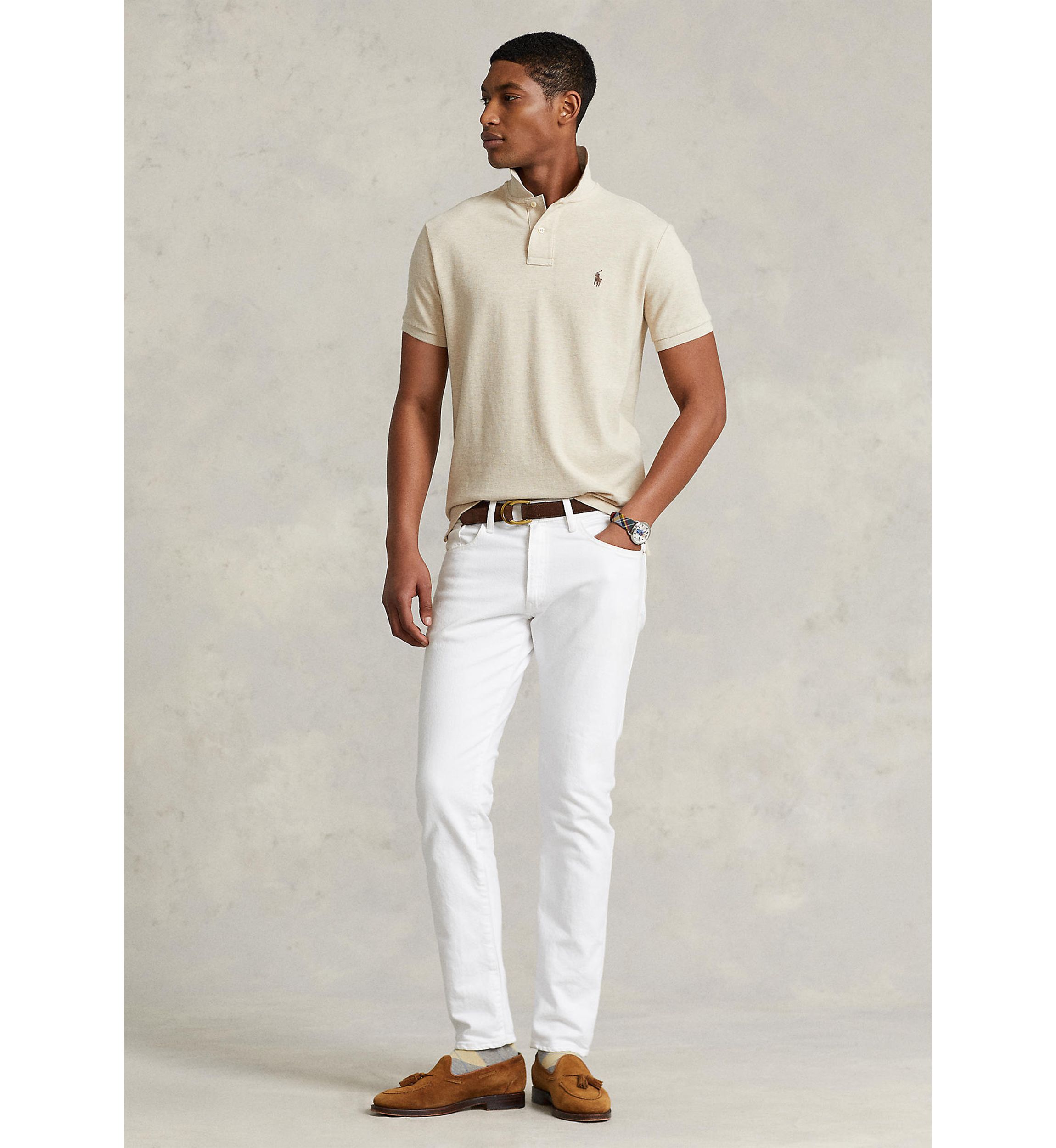Polo Ralph Lauren Custom Slim Fit Mesh Polo | Belk