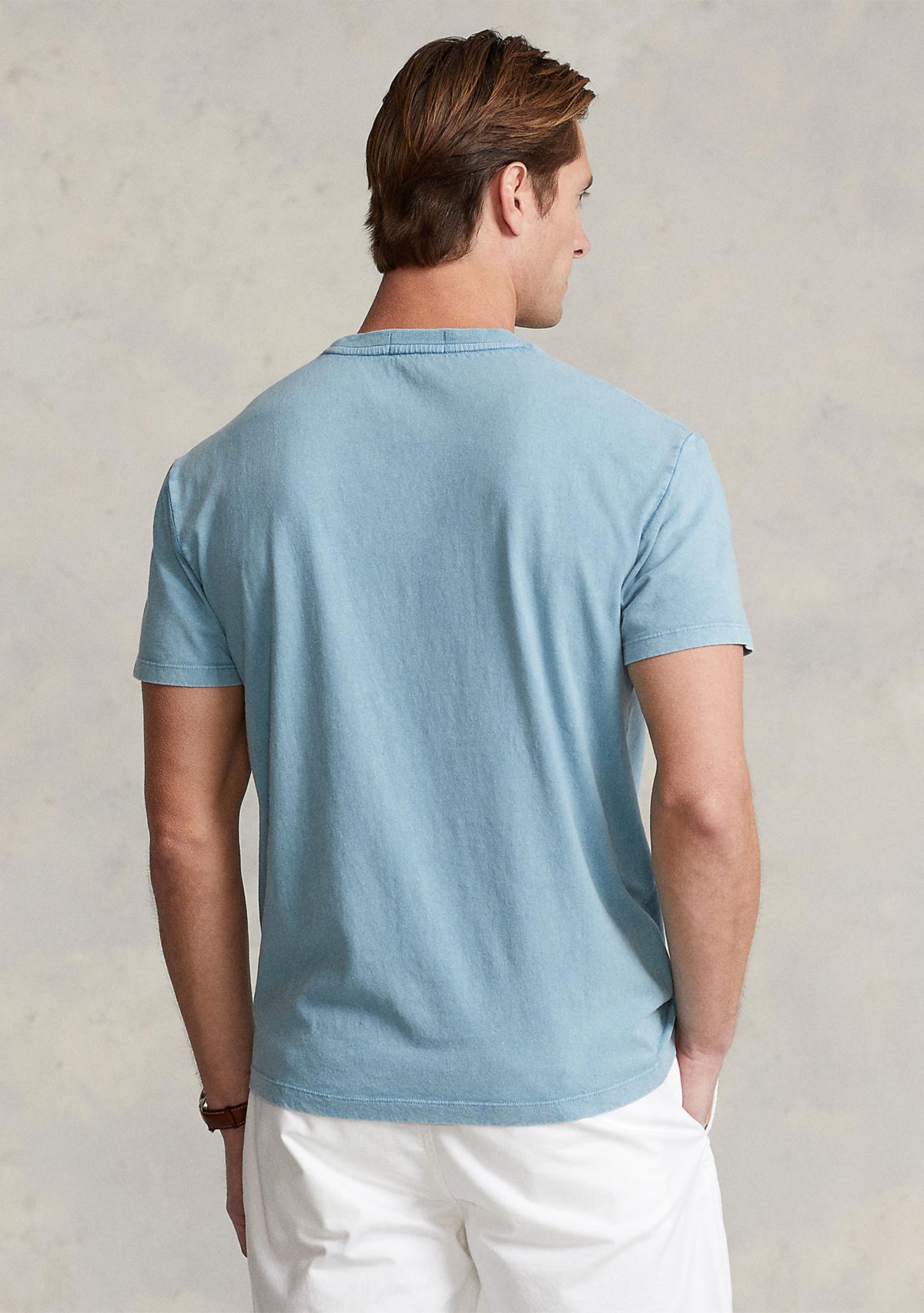 Polo Ralph Lauren Classic Fit Cotton-Linen Pocket T-Shirt | Belk