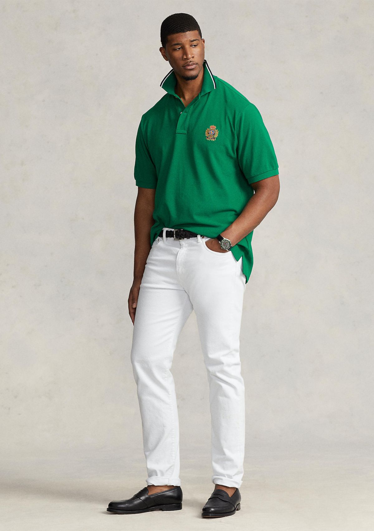 Polo Ralph Lauren Big & Tall Polo Crest Mesh Polo Shirt | Belk