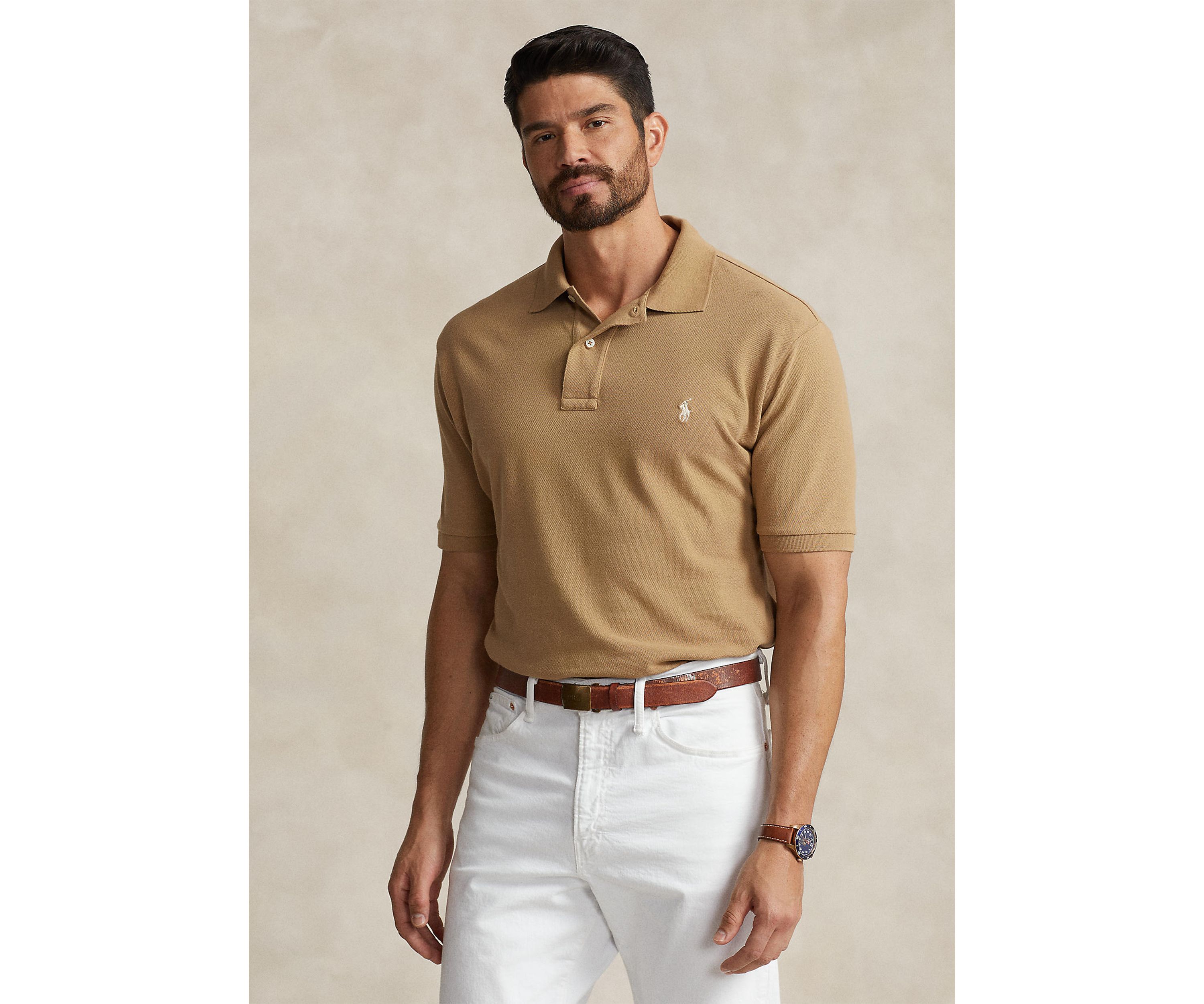 Polo Ralph Lauren Big & Tall The Iconic Mesh Polo Shirt | Belk