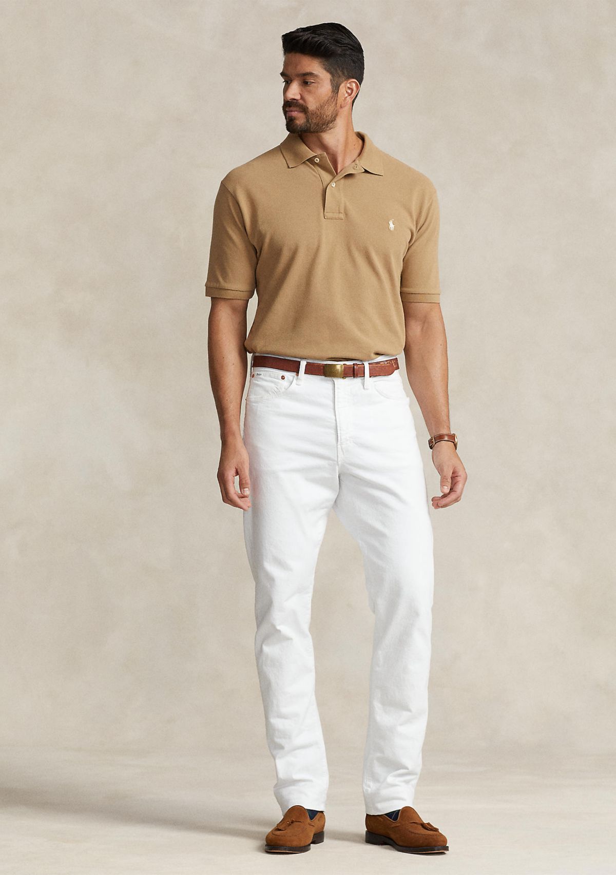 Polo Ralph Lauren Big & Tall The Iconic Mesh Polo Shirt | Belk