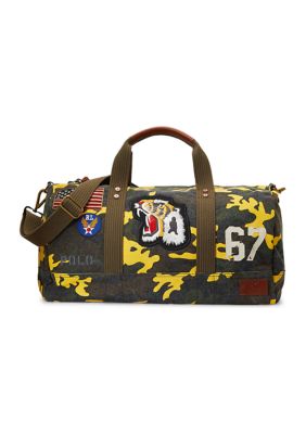 Polo Ralph Lauren Tiger-Patch Camo Canvas Duffel | belk