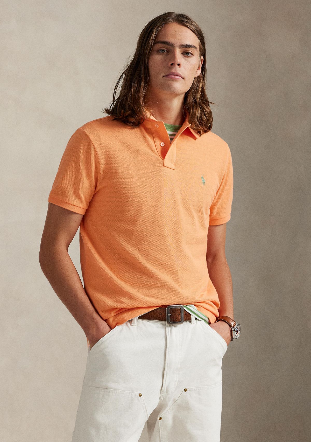 Polo Ralph Lauren Men's Custom Slim Fit Mesh Polo Shirt | Belk