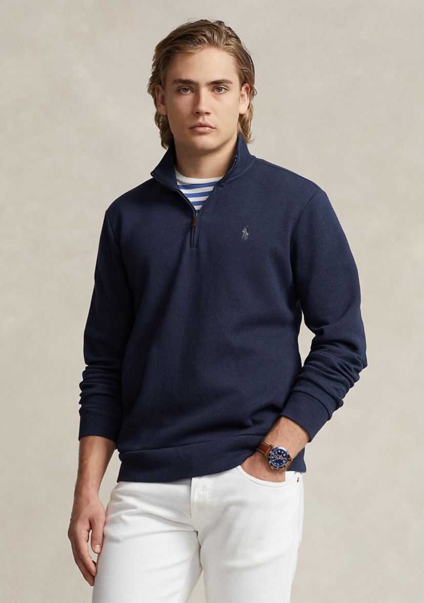 Polo Ralph Lauren Double Knit Mesh 1/4 Zip Pullover | Belk