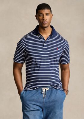 Polo Ralph Lauren Big & Tall Striped Stretch Performance Polo Shirt | belk