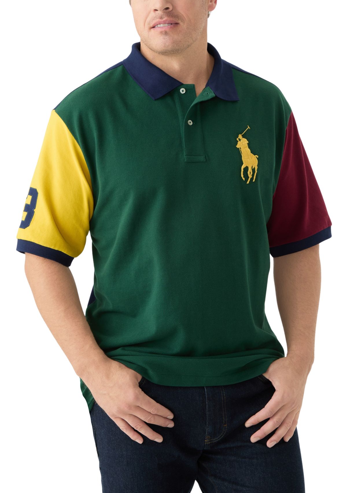 Polo Ralph Lauren Big & Tall Big Pony Mesh Polo Shirt | Belk