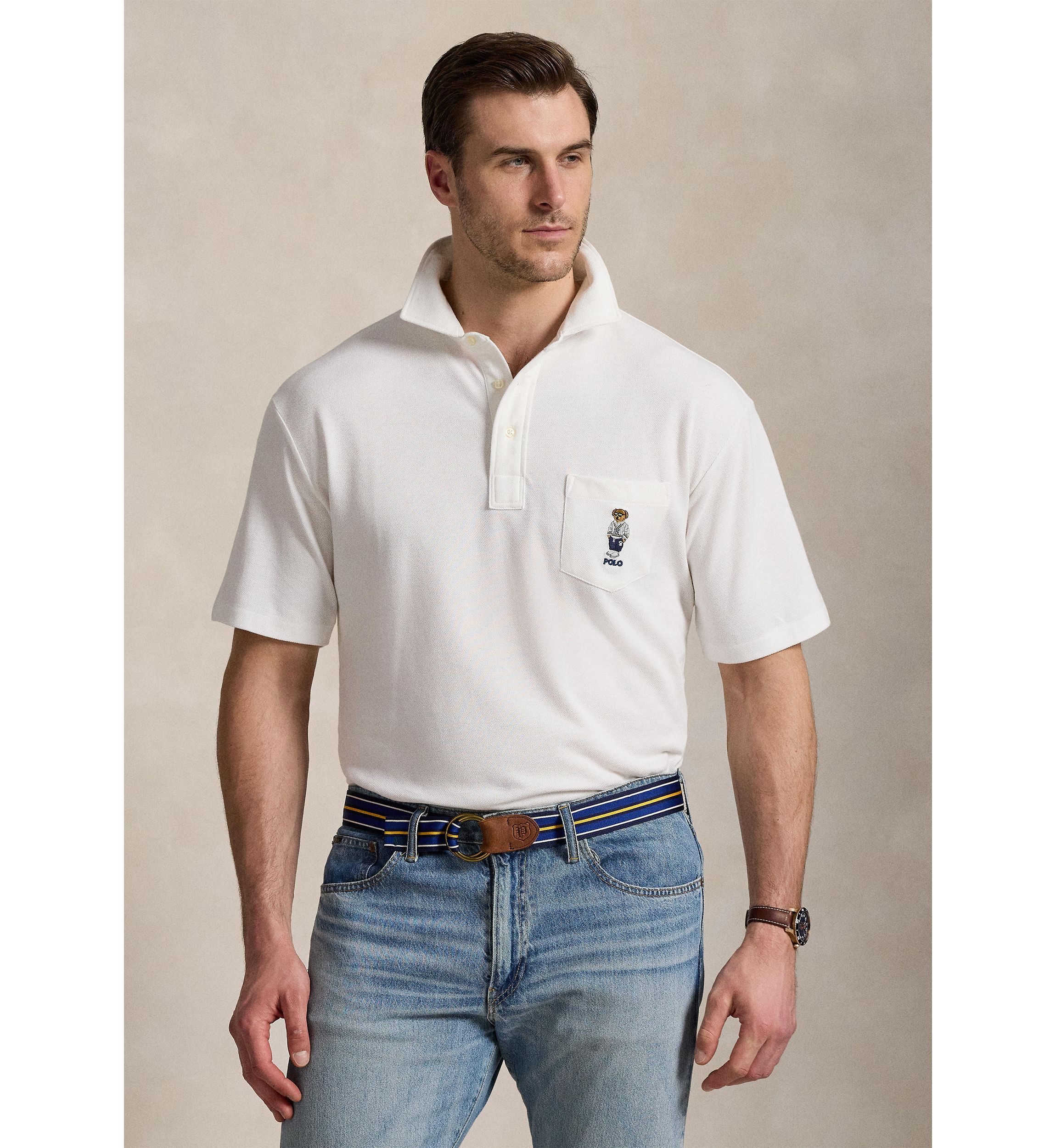 Polo Ralph Lauren Big & Tall Polo Bear Mesh Polo Shirt | Belk