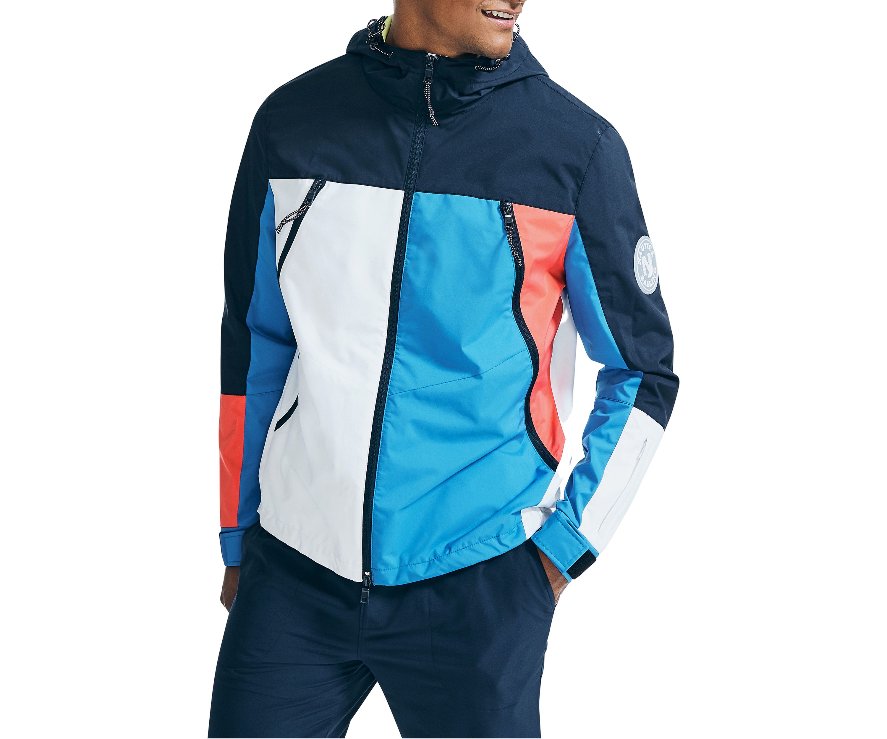 Nautica Colorblock Hooded Jacket | Belk