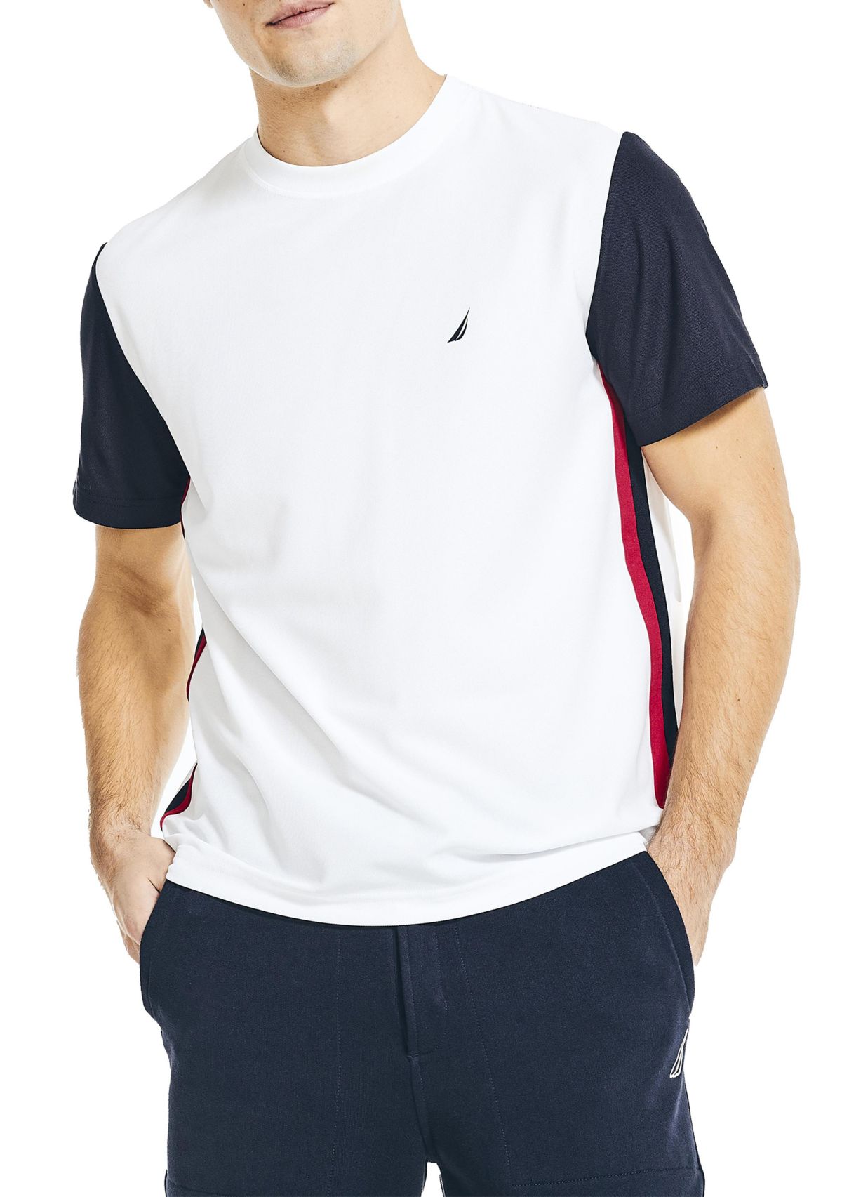 Nautica Navtech Sustainably Crafted Color Block T-Shirt | Belk
