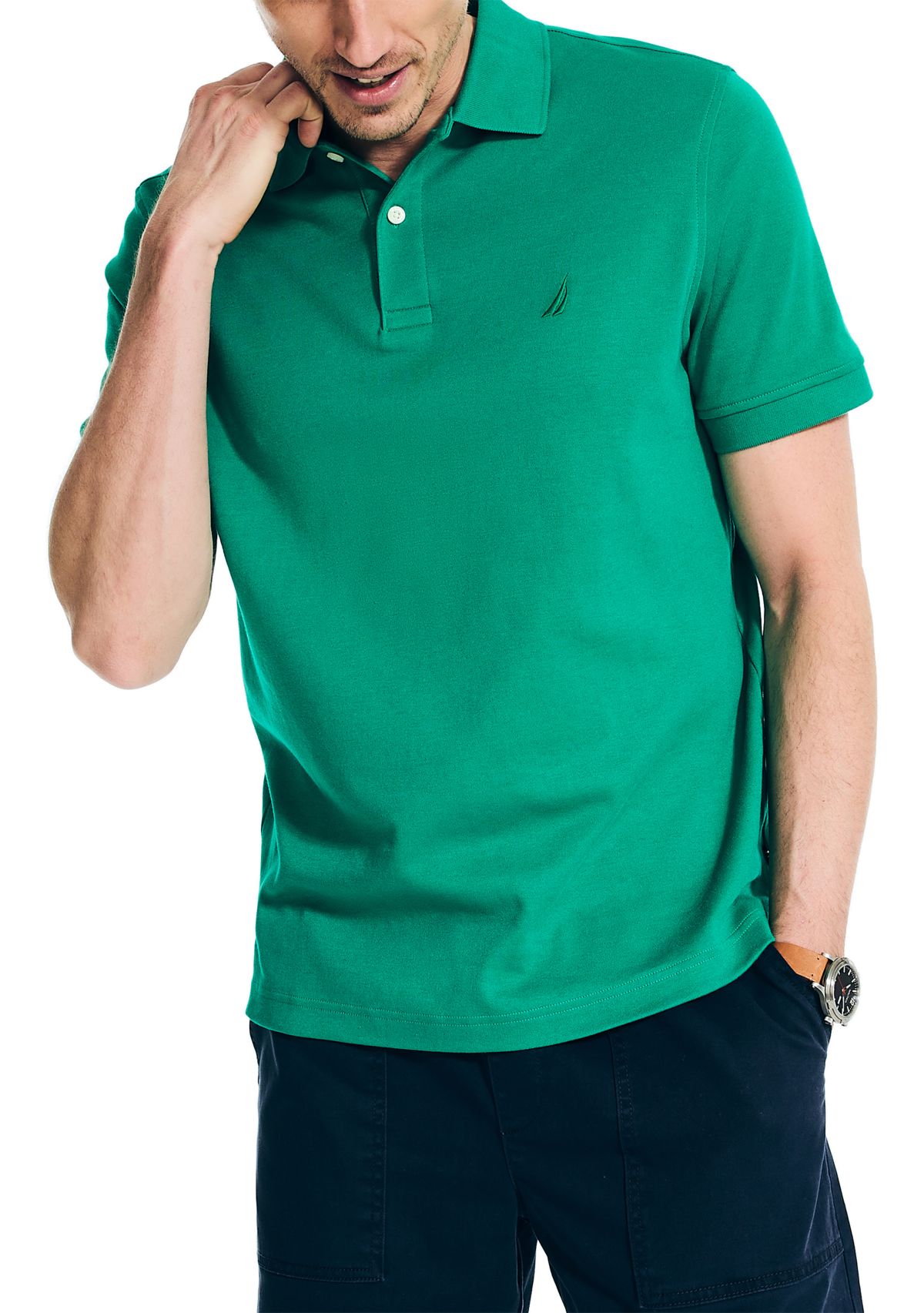 Nautica Classic Fit Interlock Polo Shirt | Belk