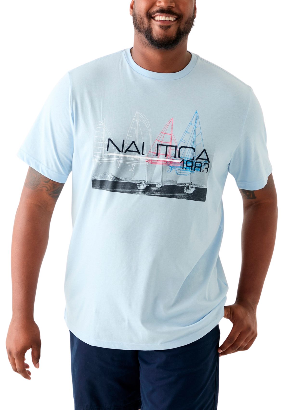 Nautica Big & Tall 1983 Graphic T-Shirt | Belk