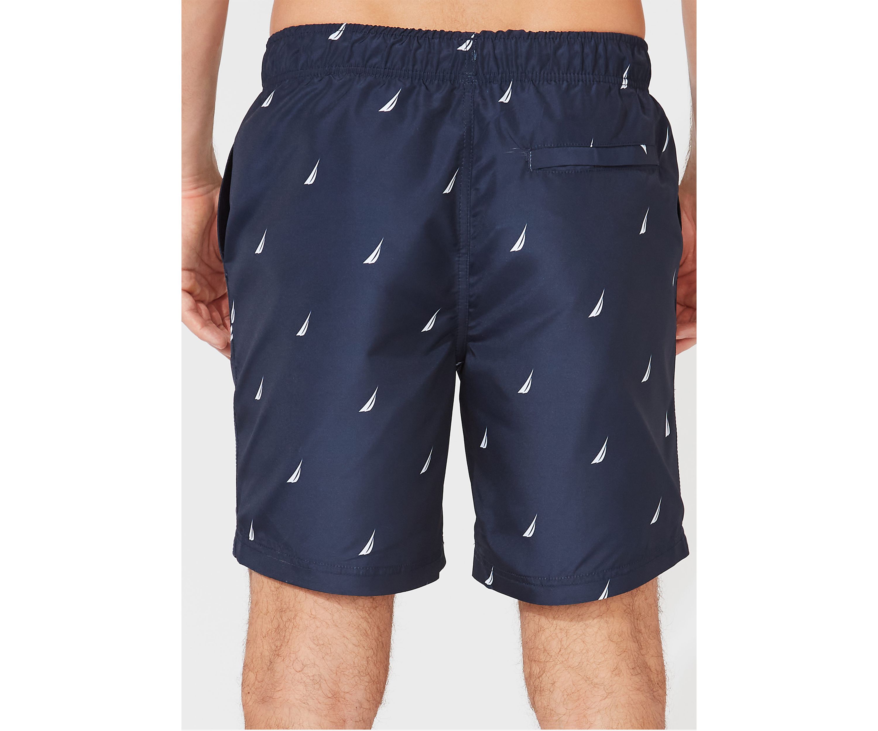Nautica 8 Inch J-Class Print Swim Trunks | Belk