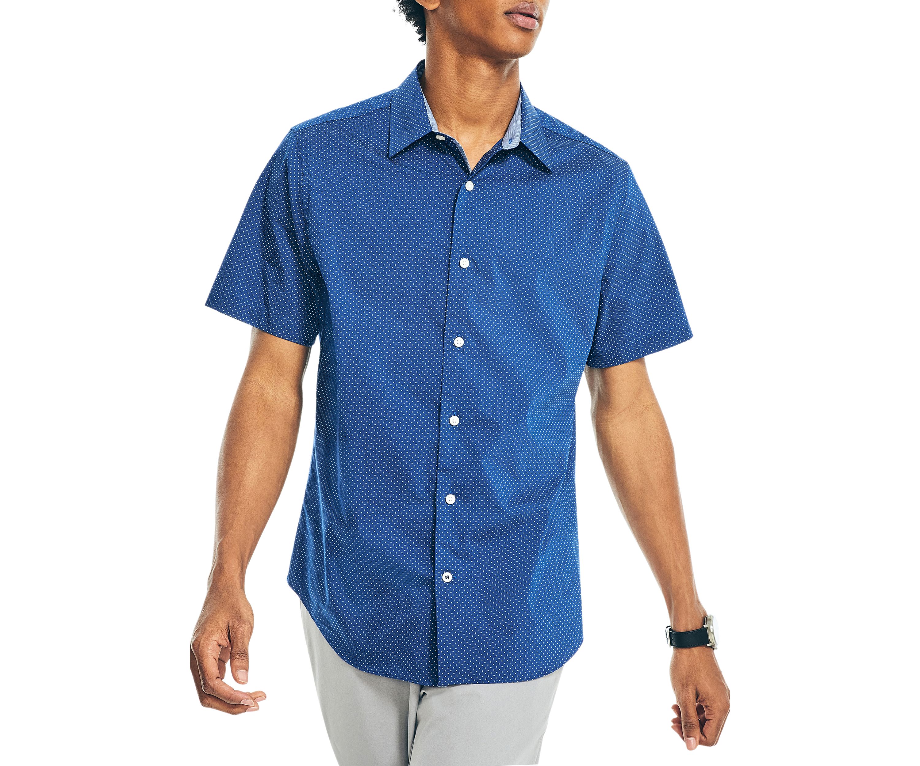 Nautica Navtech Trim Fit Printed Shirt | Belk