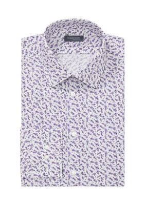 Madison Men's Slim Fit Dynamic Cooling Stretch Dress Shirt | belk